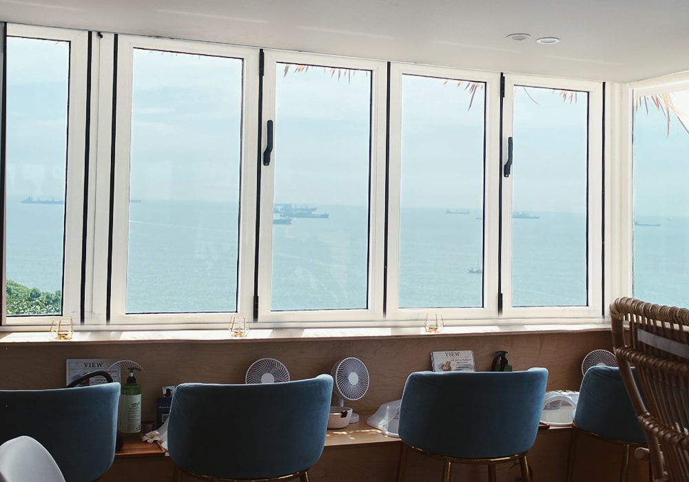 韓國釜山咖啡廳｜Footbath Cafe View，白淺灘文化村絕美海景，30分鐘足浴按摩喝咖啡 – 姊妹旅行 Sister travel